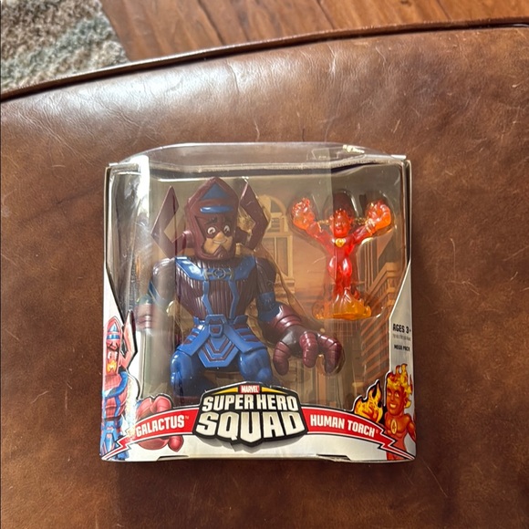 Marvel | Other | Marvel Action Figures Blue And Orange Playset | Poshmark